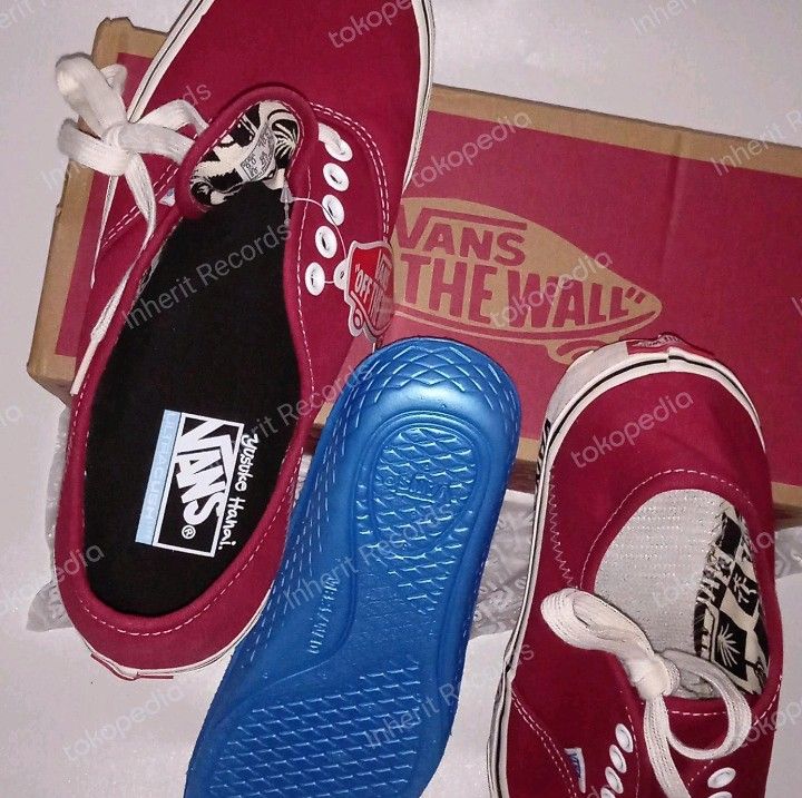 Vans Authentic SF Yusuke Hanai Classic Original Sepatu Rumba Red OG x ...