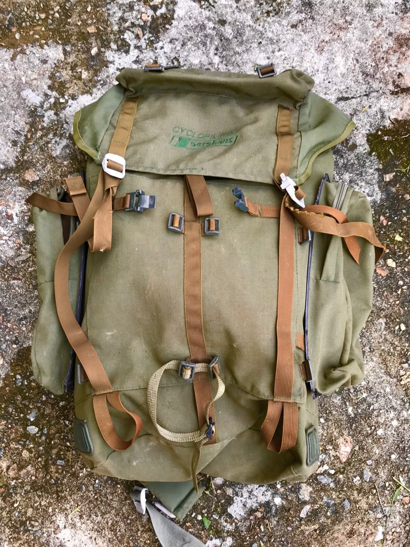 Vintage Berghaus Cyclops ROC3 British military backpack, 運動產品, 行山及露營 ...