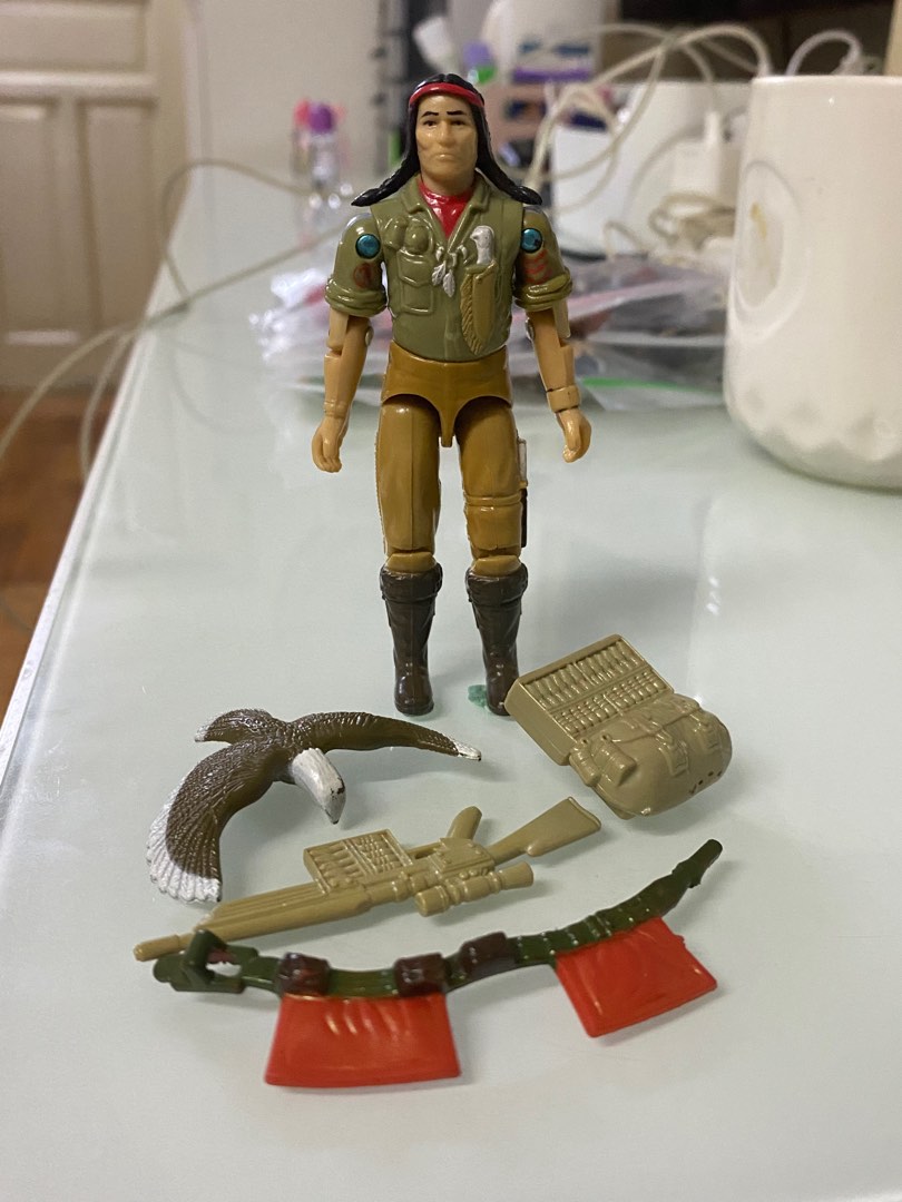 Vintage GI Joe Figure 1984 Tracker Spirit Complete Eagle No TALONS G.I ...
