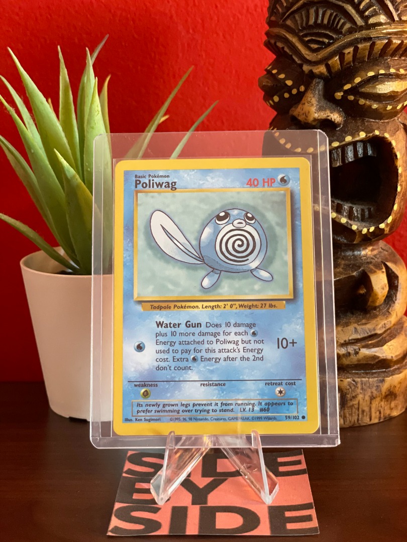 Vintage Pokemon TCG Card - Poliwag (Base Set, #59/102), Hobbies & Toys ...