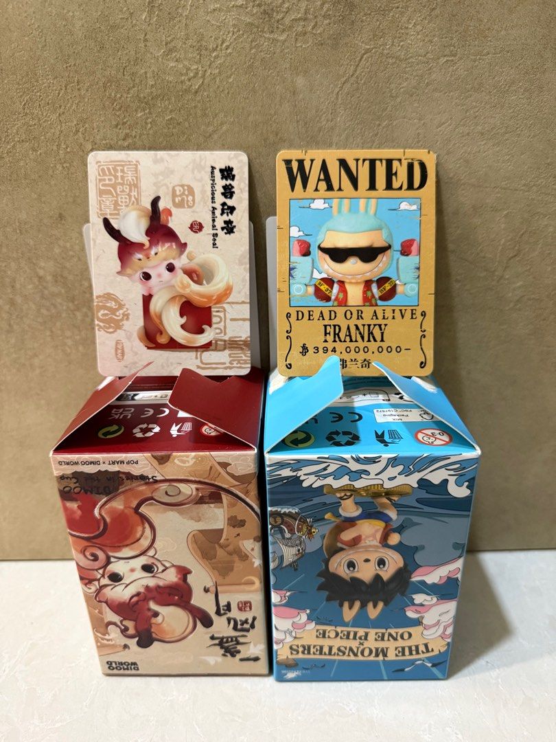 WTS BNIF Dimoo Stories in a cup SEAL, Labubu One piece FRANKIE, Hirono ...