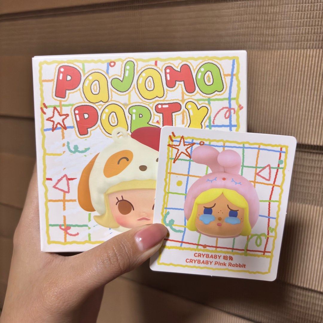 WTS Pop Mart Pajama Party Earphone Bag - Crybaby, Hobbies & Toys, Toys ...