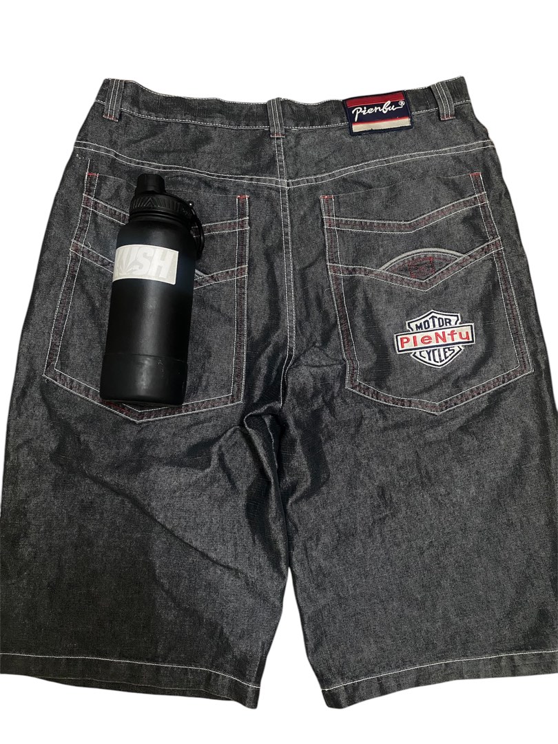 Y2K LONG JORTS BIG POCKET (JNCO ALTERNATIVE), Men's Fashion, Bottoms ...