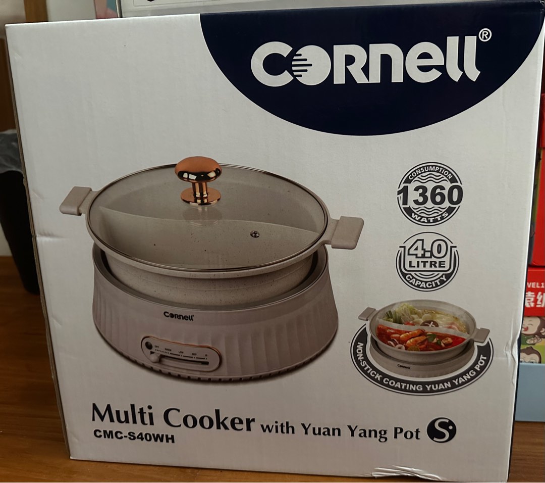100% NEW Cornell Yuan Yang Multi Cooker - sealed in box, Furniture ...