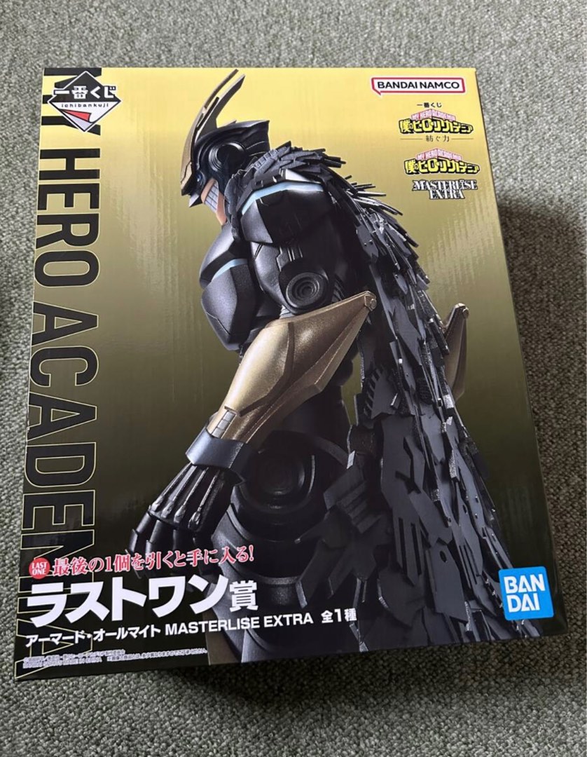 一番賞 尾賞 All Might Last 裝甲歐爾麥特 我的英雄學院 Hero Academia 全新 日版, 興趣及遊戲, 玩具 & 遊戲 ...