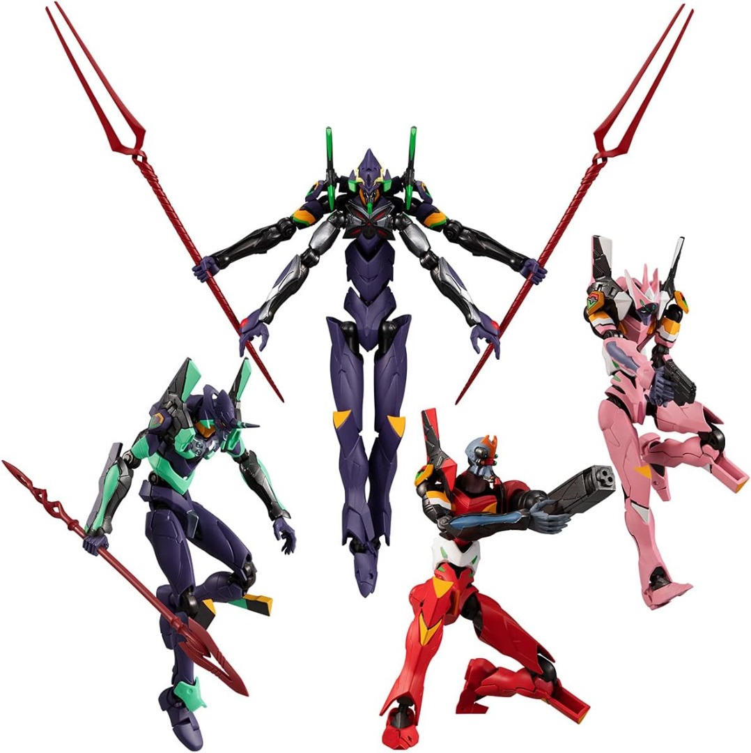 全新日版 EVA-FRAME 新劇場版 02 10隻FULL SET 新世紀福音戰士 EVA 130mm action figure Bandai, 興趣及遊戲, 玩具 & 遊戲類 ...