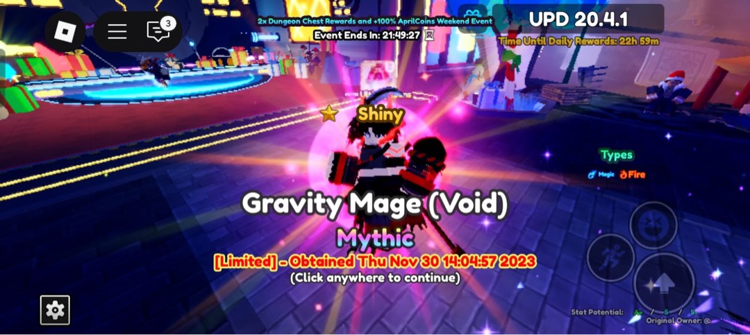 ANIME ADVENTURES SHINY CHUYA/GRAVITY MAGE, Video Gaming, Video Games ...