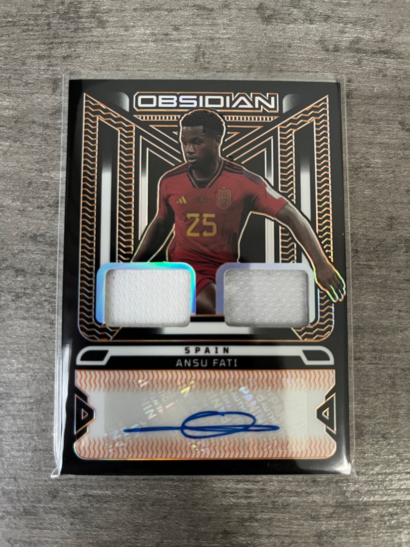 Ansu Fati Obsidian 2022-23, Hobbies & Toys, Memorabilia & Collectibles, Vintage Collectibles on ...