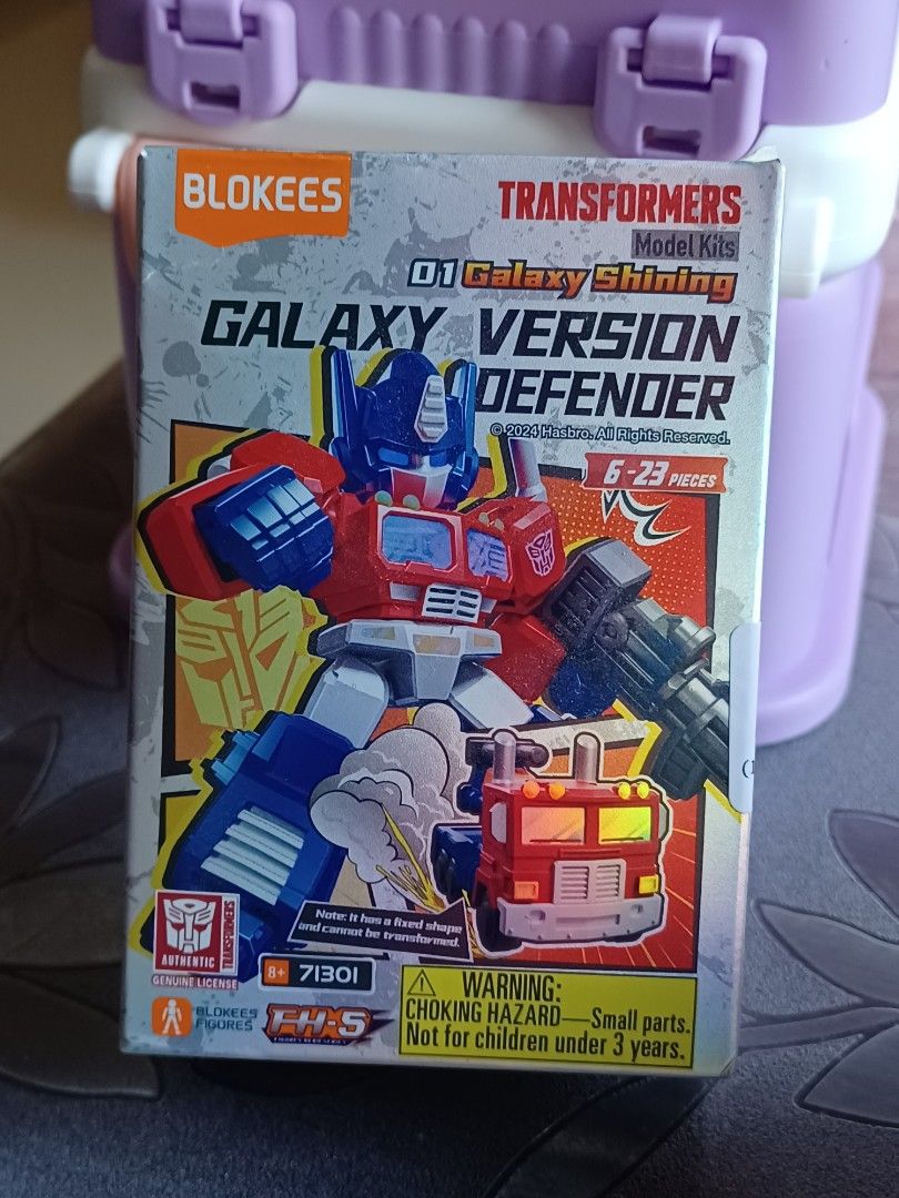 BLOKEES TRANSFORMERS GALAXY VERSION DEFENDER 01 - SCAVENGER ROBOT AND ...