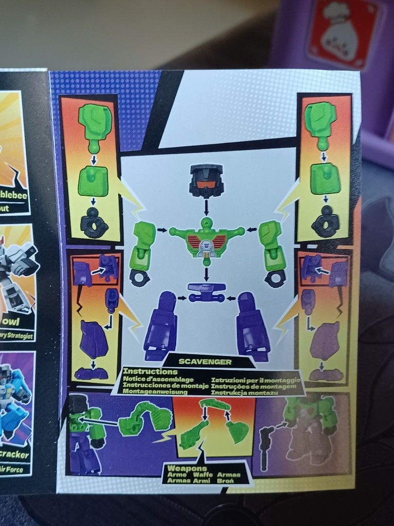 BLOKEES TRANSFORMERS GALAXY VERSION DEFENDER 01 - SCAVENGER ROBOT AND ...