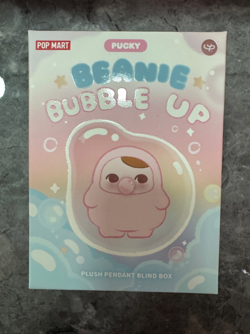 BNIB SOLO POP MART PUCKY BEANIE BUBBLE UP SERIES-Plush Pendant Blind ...