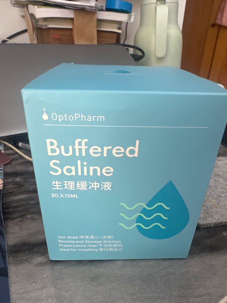 Buffered Saline 30 vials 15ml, Beauty & Personal Care, Vision Care on Carousell