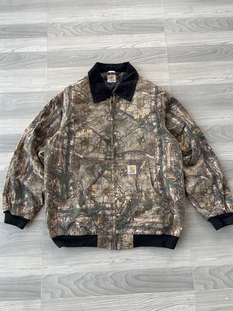 Carhartt realtree detroit jacket (reworked), Men's Fashion, Coats ...