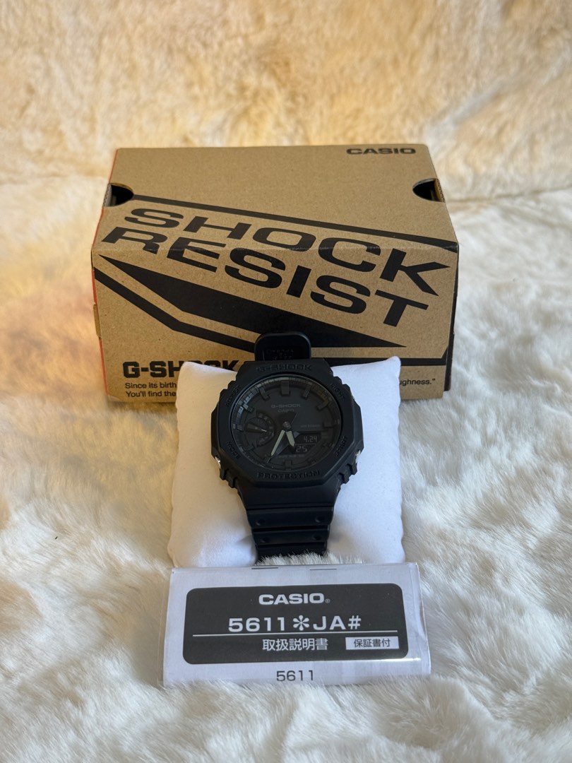 Casio G-shock matte black, Men's Fashion, Watches & Accessories ...