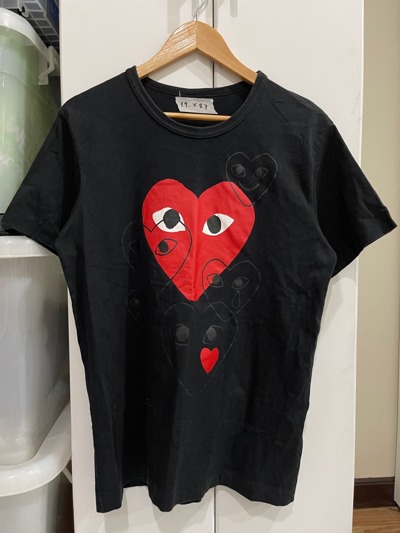 Cdg play, Men's Fashion, Tops & Sets, Tshirts & Polo Shirts on Carousell