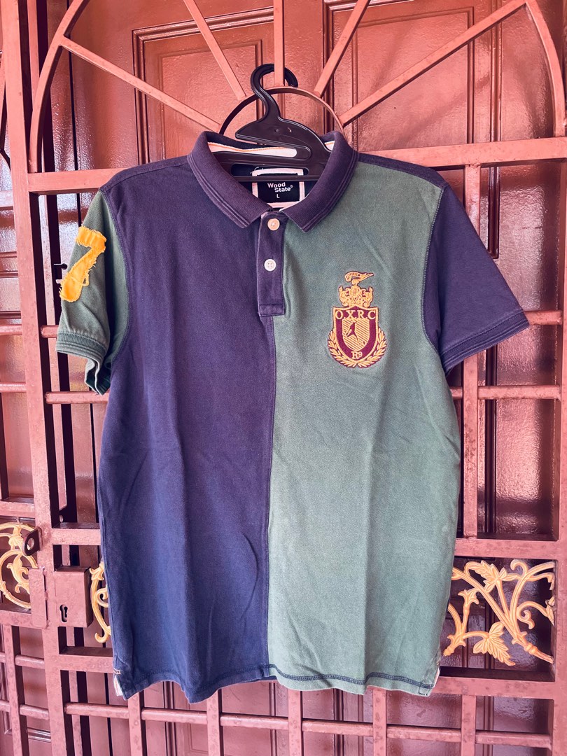 Cedar Wood state polo collar, Men's Fashion, Tops & Sets, Tshirts ...