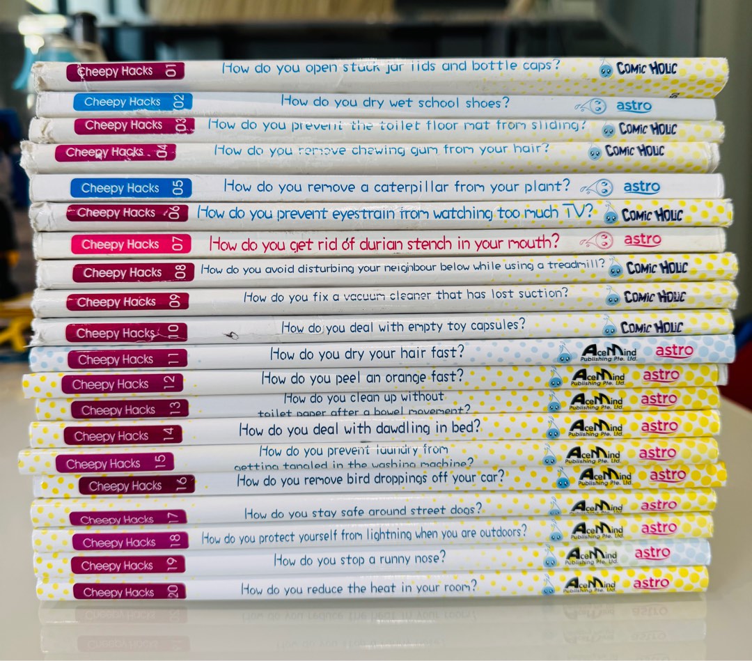 Cheepy Hacks Series (Complete set #1-#20), Hobbies & Toys, Books ...