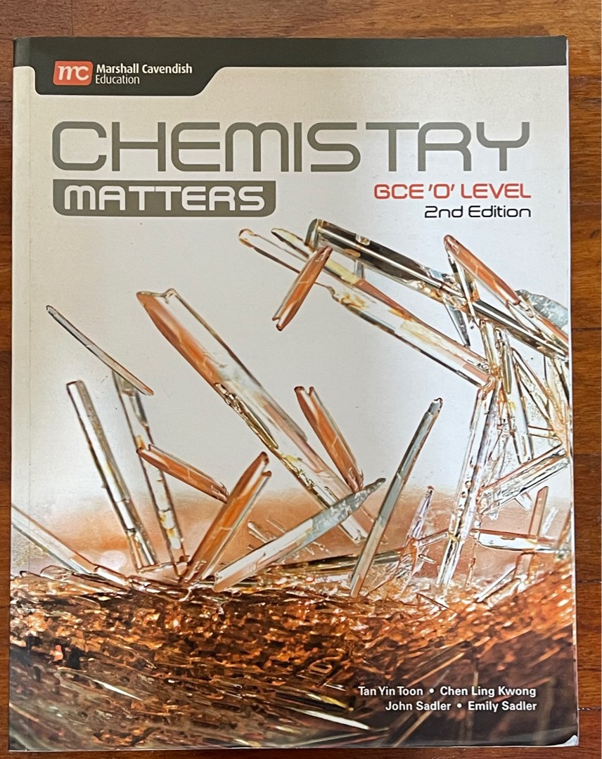 Chemistry Matters GCE O Level Textbook, Hobbies & Toys, Books ...