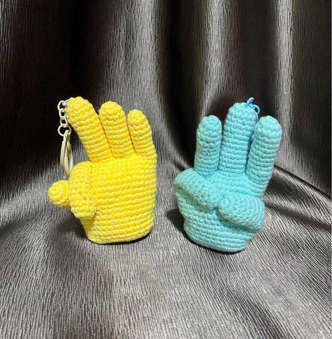 Crochet poseable hands, Hobbies & Toys, Stationery & Craft, Handmade ...