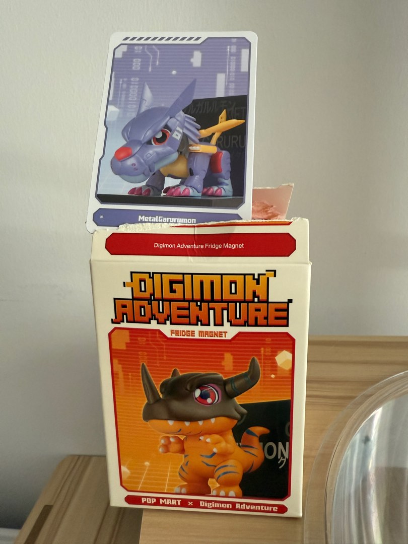 Digimon Adventure Fridge Magnet - MetalGarurumon, Hobbies & Toys, Toys ...