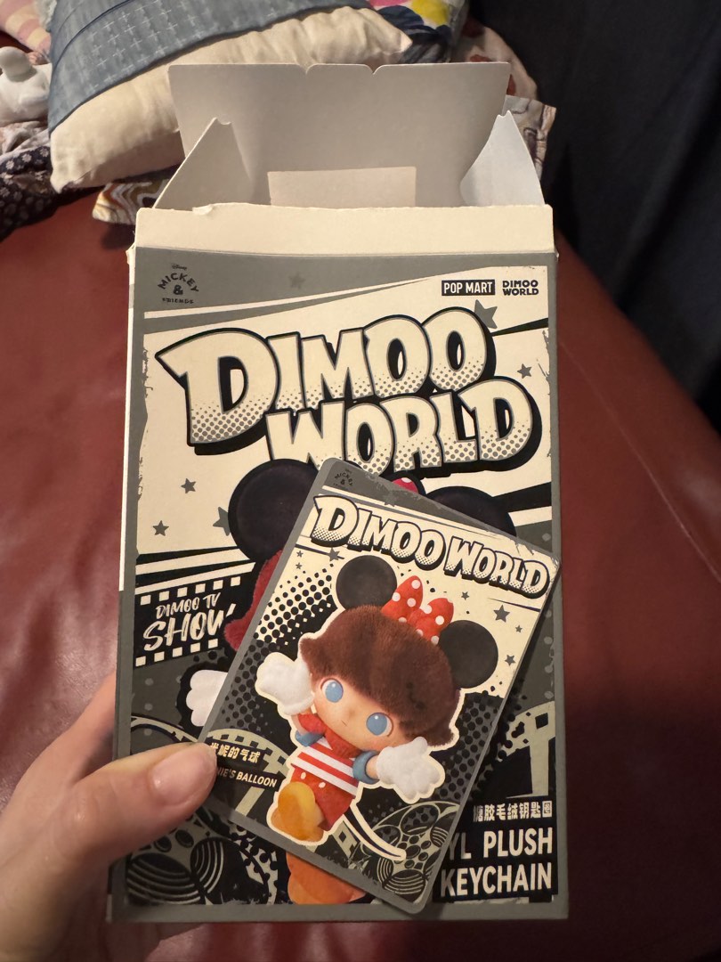 DIMOO WORLD × DISNEY Series-Vinyl Plush Keychain Blind Box Popmart ...