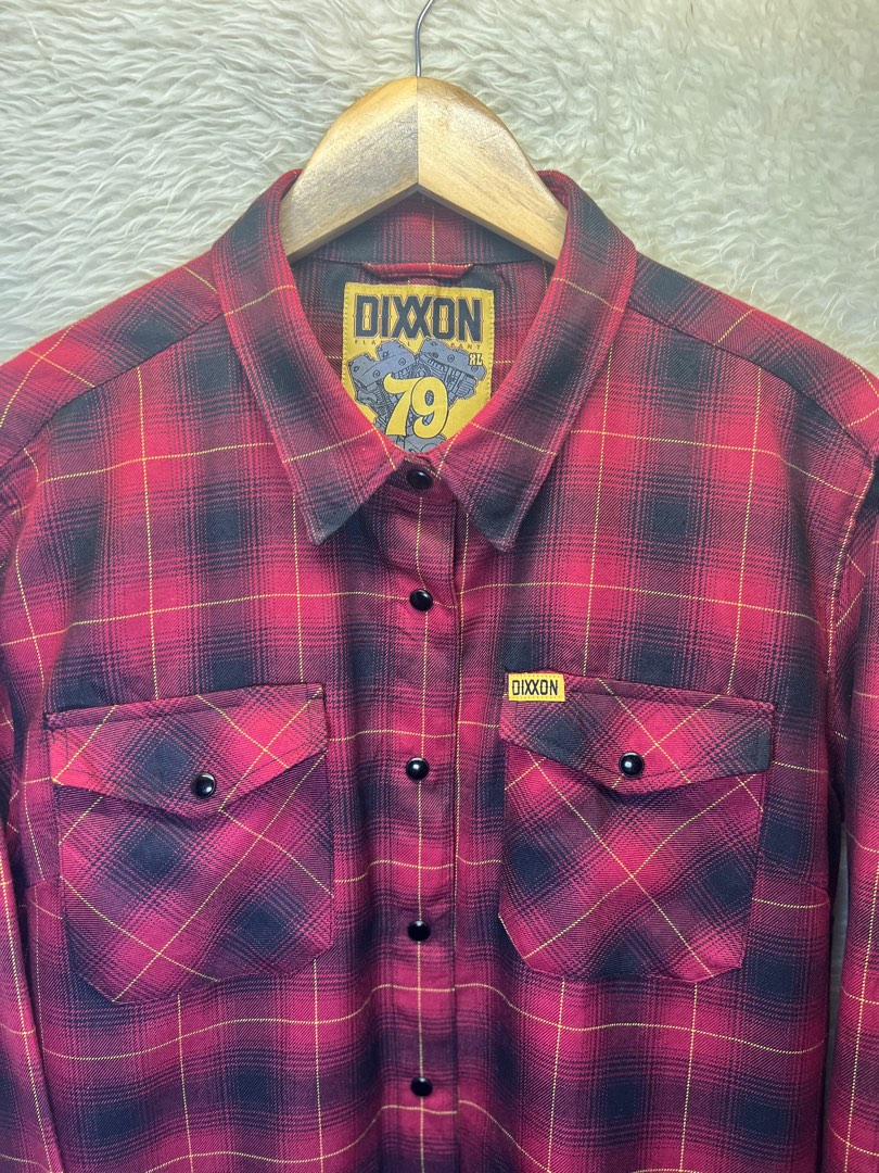 Dixxon Flannel Red and Black Checkered laserlight rare pattern ...