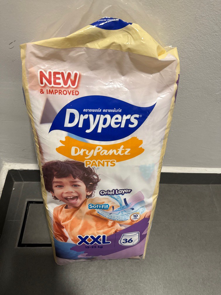 Drypers drypantz diaper XXL, Babies & Kids, Babies & Kids Fashion on ...