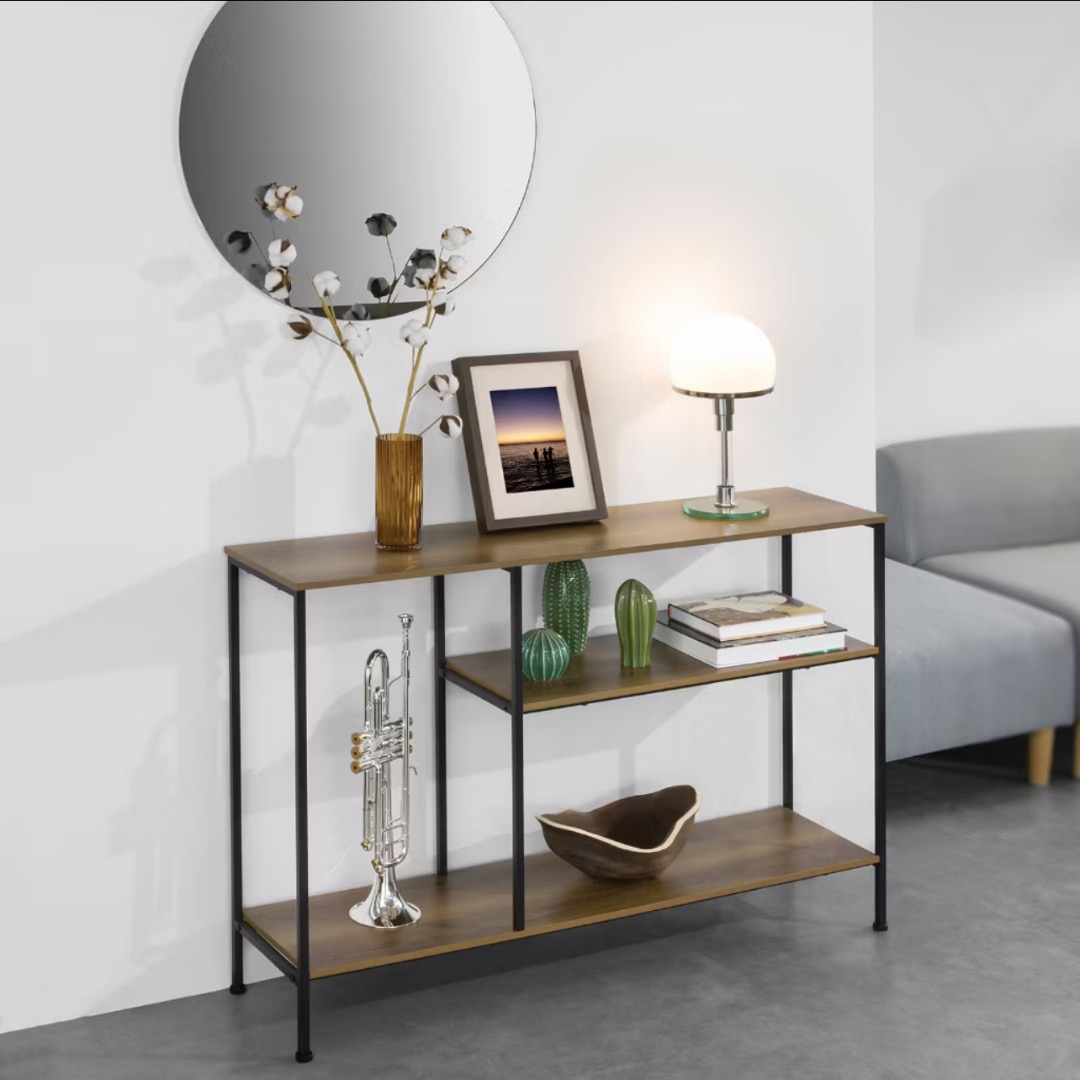 Entryway Console Table | Three Tier Shelf | Living Room Side Table ...