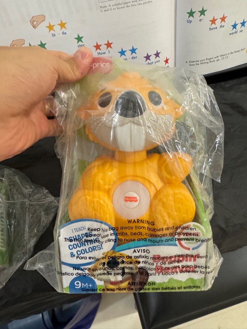 Fisher-Price Linkimals Boppin Beaver interactive and educational toy ...