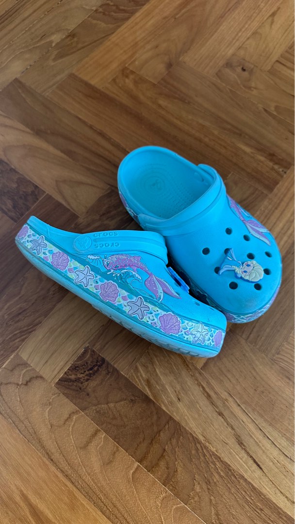 Free crocs mermaid, Babies & Kids, Babies & Kids Fashion on Carousell