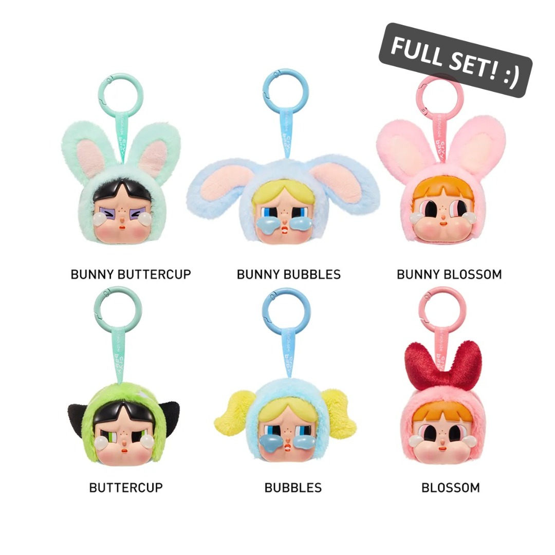 [FULL SET] Popmart Crybaby Crying Again Vinyl Face Plush Doll Pendant ...