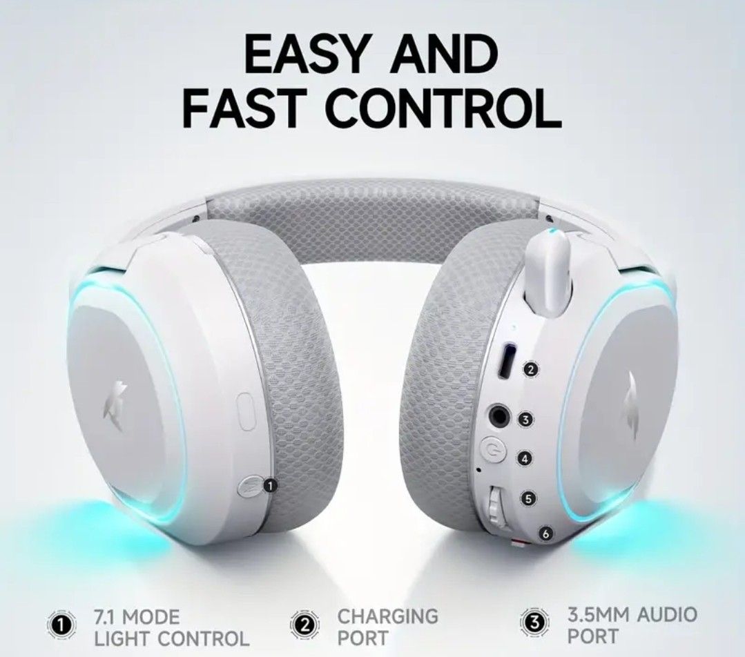 G2 Wireless Gaming Headset - 2.4GHz Ultra-Low Latency, Noise-Canceling ...