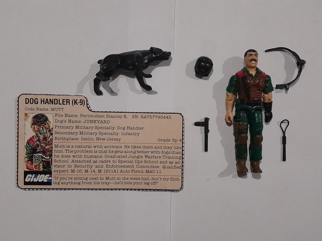 G. I. JOE Vintage MUTT with JUNKYARD Loose Toy Figure (1986), Hobbies ...