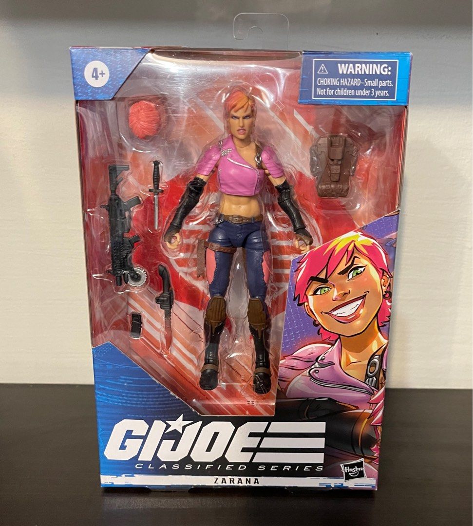 GI Joe Classified Series Zarana Dreadnoks Cobra Enemy Back in Box ...
