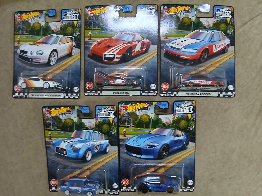Hotwheels Premium Boulevard Car Culture Toyota Celica Porsche 935 Honda ...