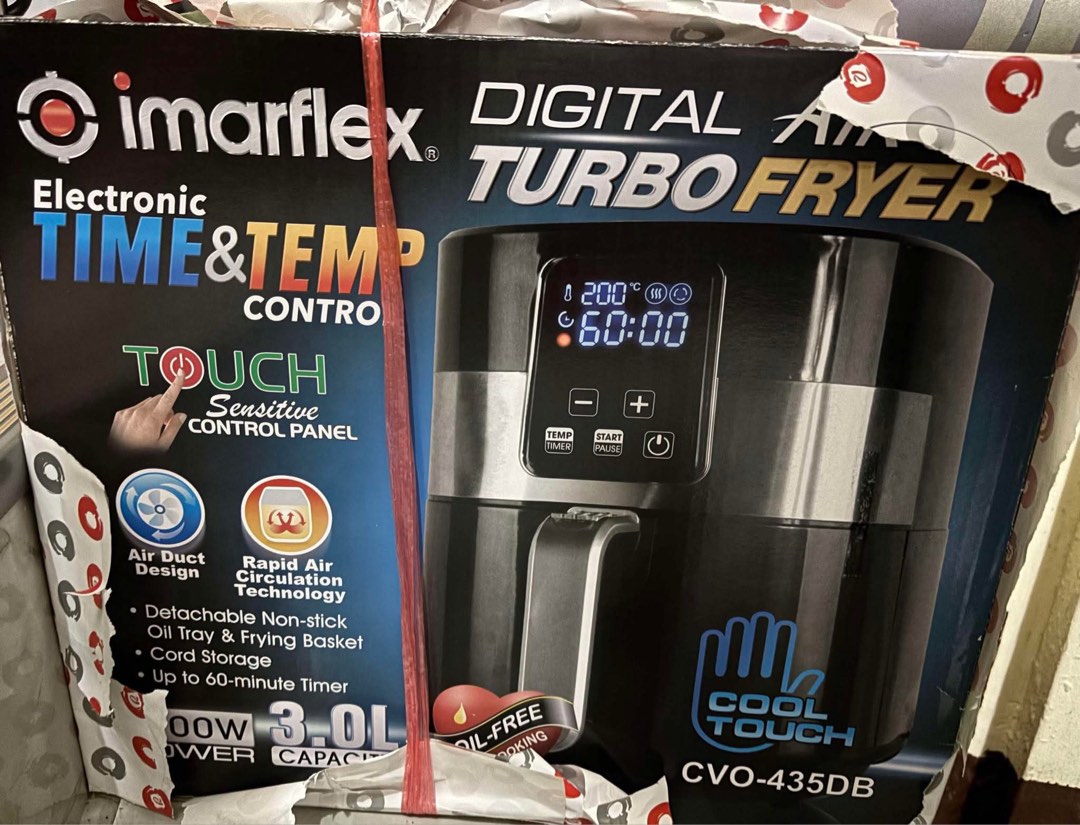 Imarflex Digital Turbo Air Fryer, TV & Home Appliances, Kitchen ...