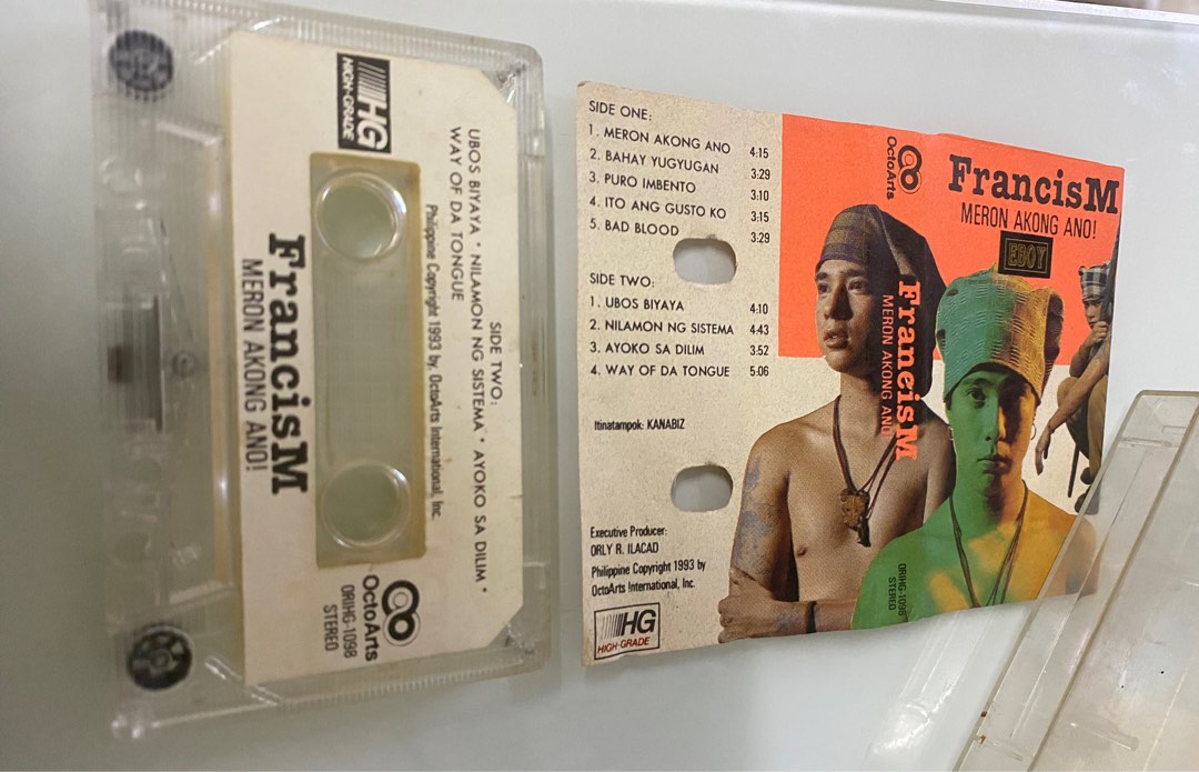 INLAY ONLY! Francis M MERON AKONG ANO! Philippines Original Music Album ...