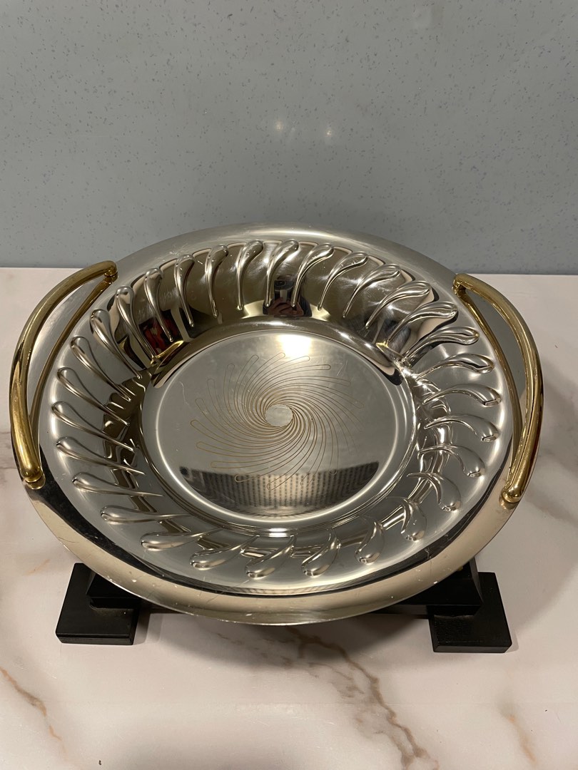 Inox s/steel fruit server, Furniture & Home Living, Kitchenware ...