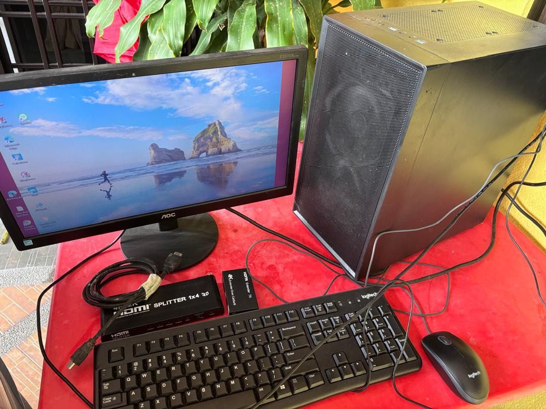 Intel Core i5 Desktop PC CPU Full Set with Monitor, Computers & Tech ...