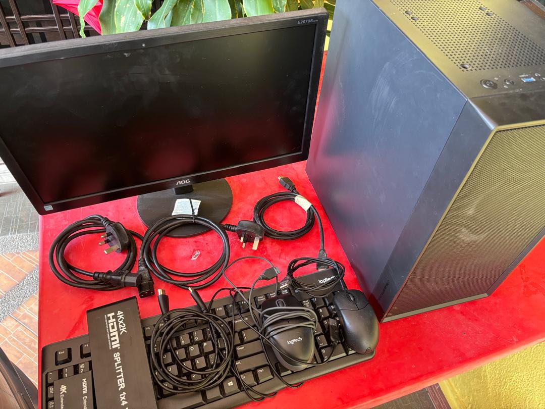 Intel Core i5 Desktop PC CPU Full Set with Monitor, Computers & Tech ...