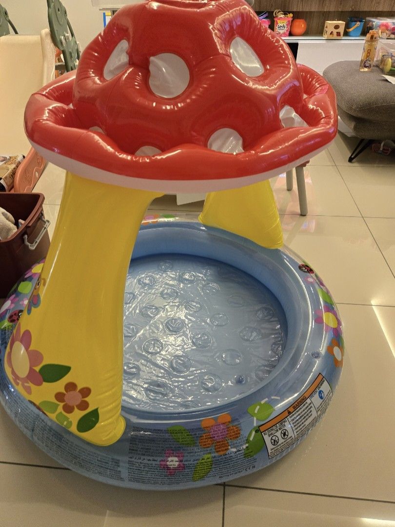 Intex Mushroom Kids Small Pool, Sports Equipment, Sports & Games, Water ...