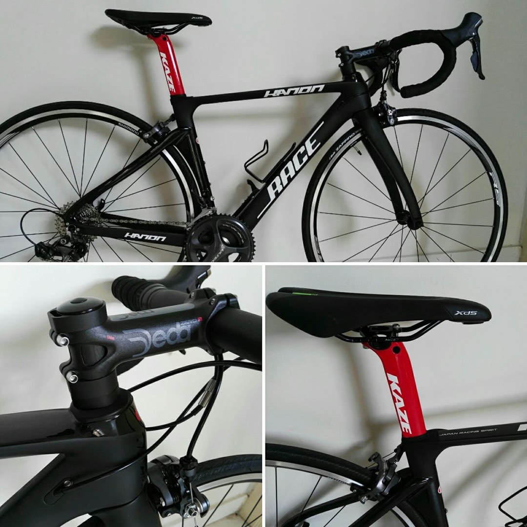 (Crazy sales) Kaze Kanon Raze Road Bike Carbon frame. Size 46, Sports ...
