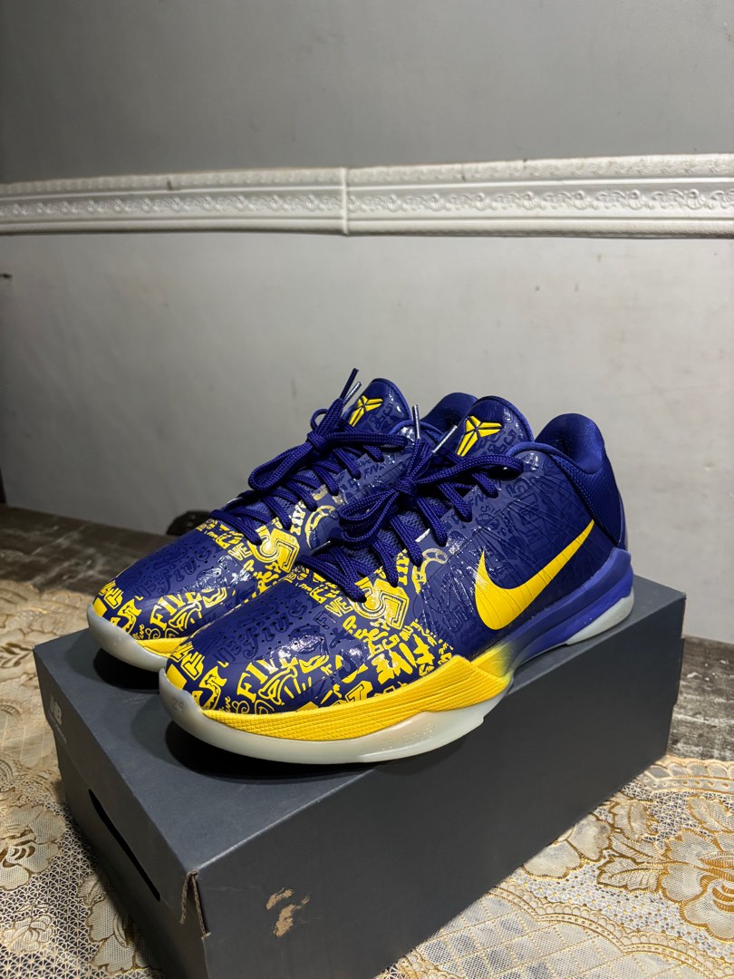Kobe 5 rings GX batch, Men's Fashion, Footwear, Sneakers on Carousell