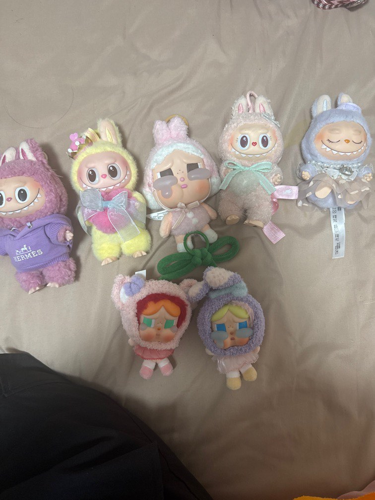 Labubu and cry baby, Hobbies & Toys, Toys & Games on Carousell