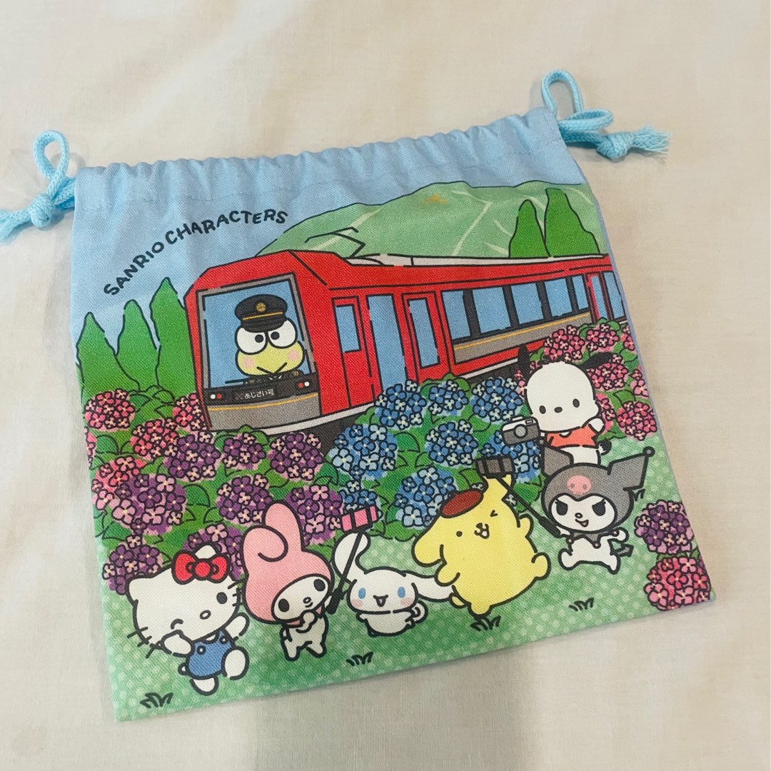 Limited! Brand New Sanrio Characters Hakone Train Travel Toiletry Pouch ...