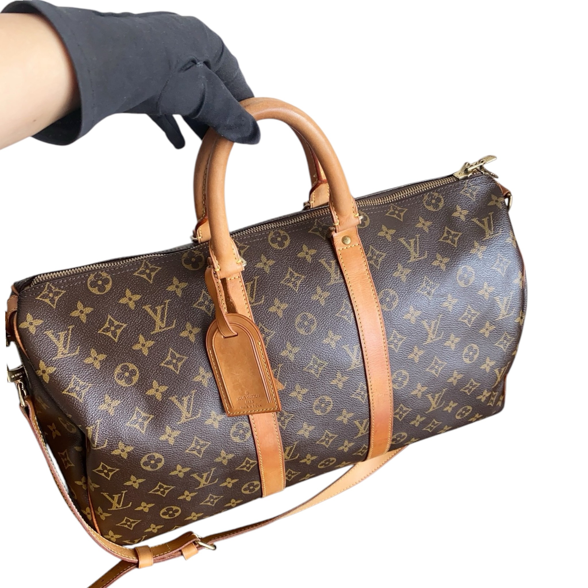 Louis Vuitton Keepall 45 in Monogram, Luxury, Bags & Wallets on Carousell