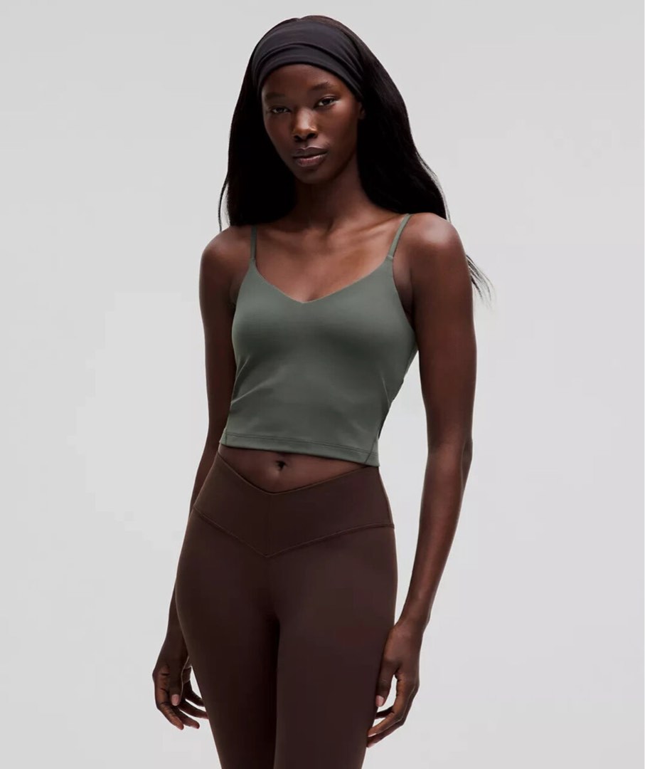 Lululemon Align cropped cami tank, Women's Fashion, Activewear on Carousell