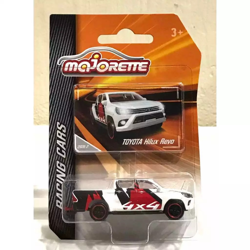 Majorette 1:62 Scale Racing Cars Toyota Hilux Pickup Revo (White ...