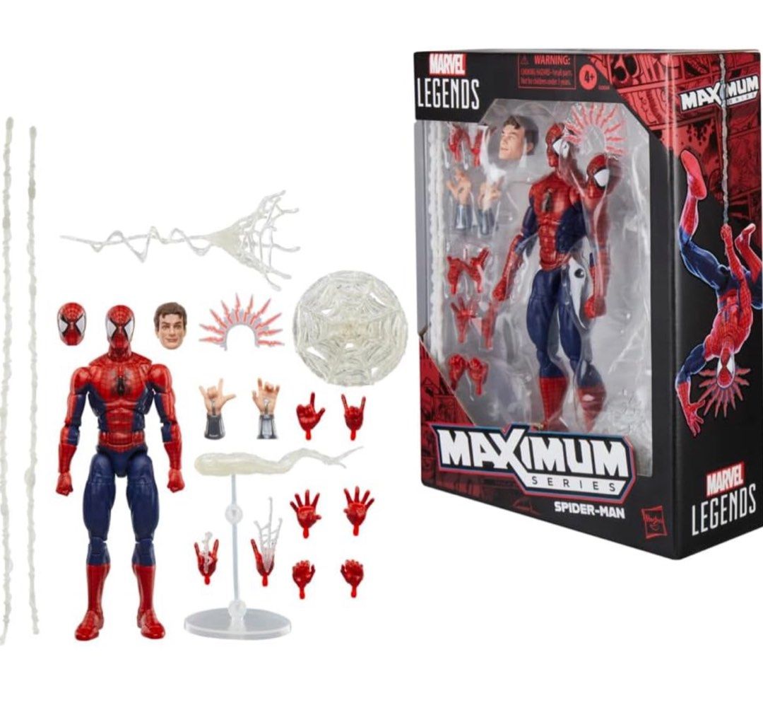 (IN STOCKS) Marvel Legends Maximum Series Spider-Man, Deluxe Spider-Man ...