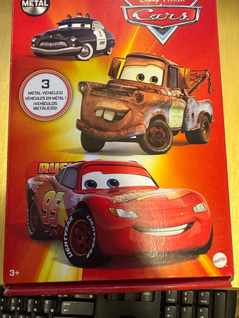 Mattel Disney Pixar Cars 3 metal Sheriff Rusteze McQueen mater, 興趣及遊戲 ...